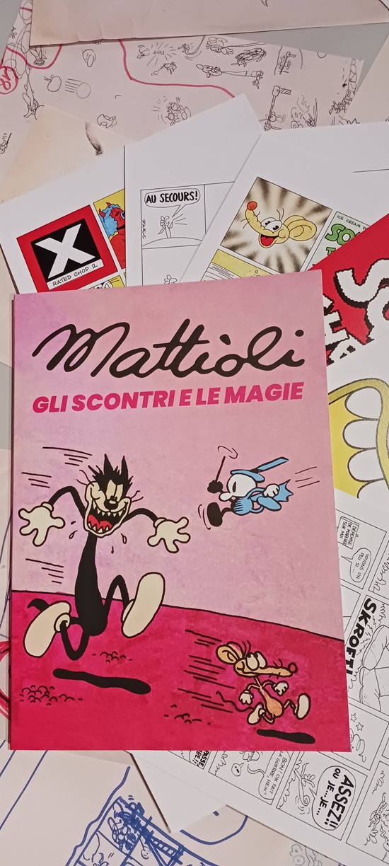 Presentazione del portfolio della mostra Massimo Mattioli, gli scontri e le magie - Il Pomeriggio